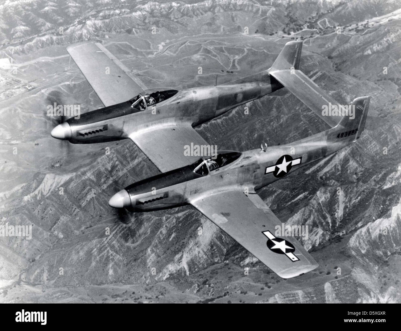 North American (XP-82) F-82 "Twin Mustang Stock Photo - Alamy