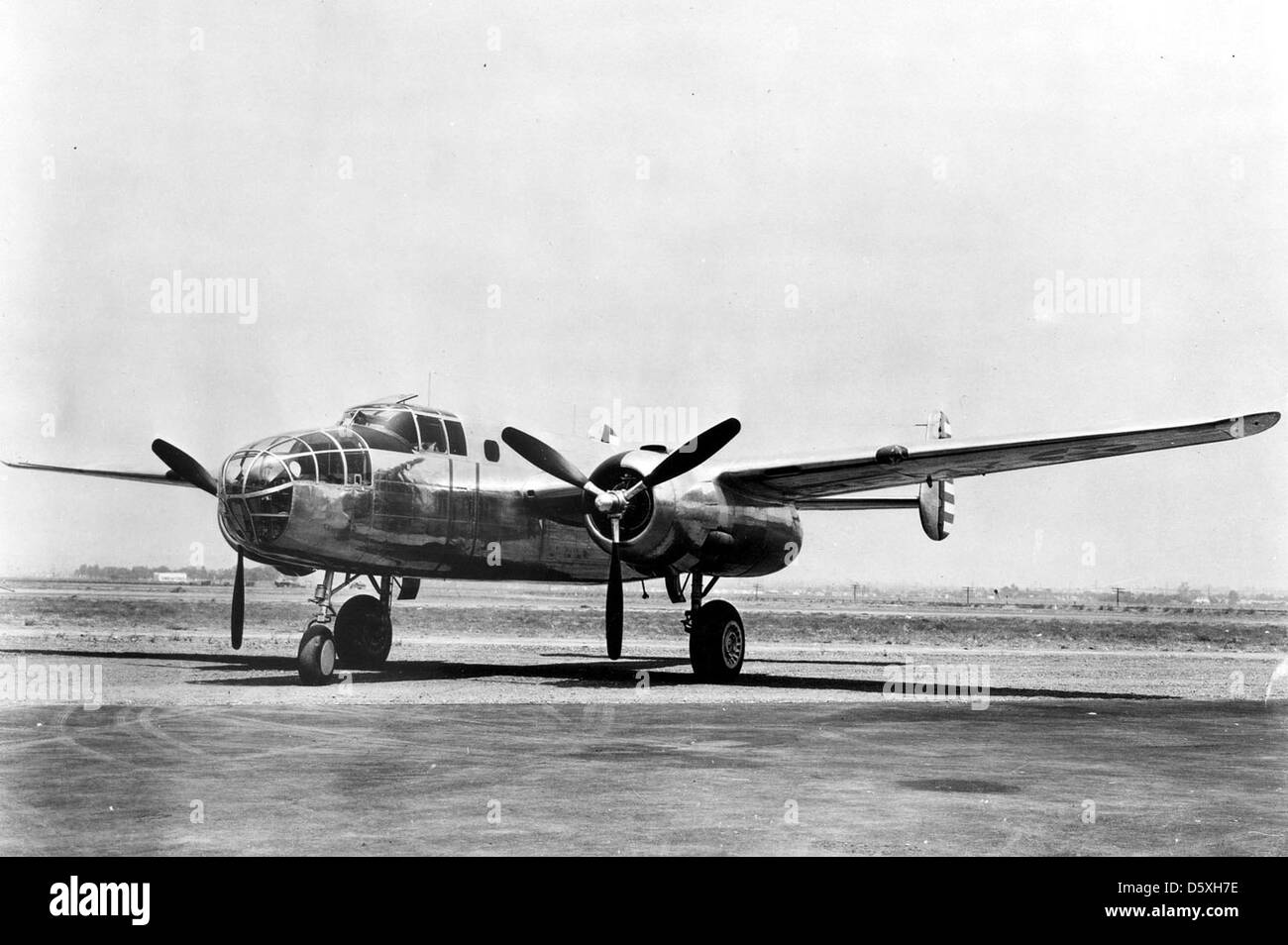 One of the first North American B-25 Mitchell bombers, which became ...