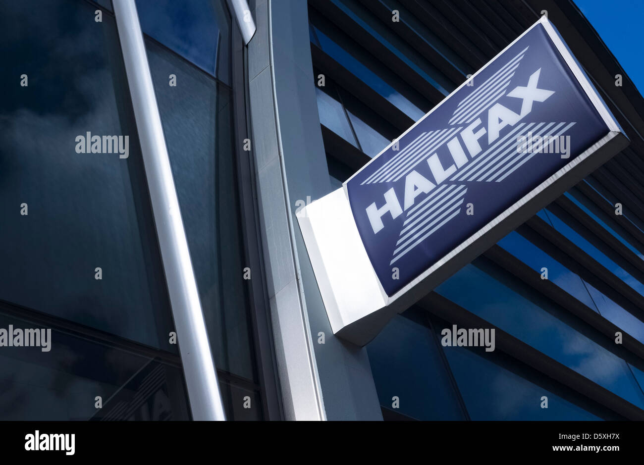 Halifax Bank Sign Stock Photo - Alamy