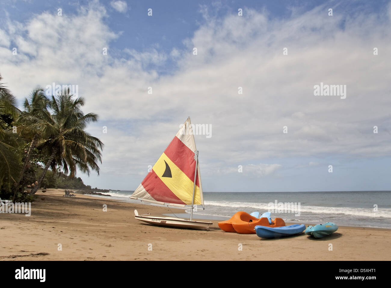 Beach Scene Tobago West Indies Stock Photo - Alamy