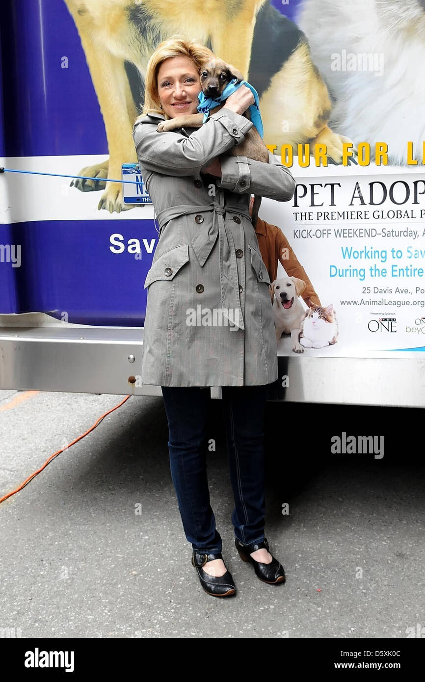 Edie Falco rth Shore Animal League America's 'Tour for Life' pet ...