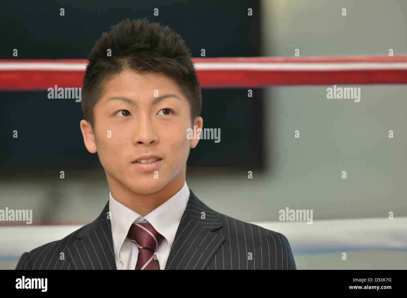 Naoya Inoue (JPN), MARCH 27, 2013 - Boxing : Naoya Inoue of Japan speaks about his third bout as ...
