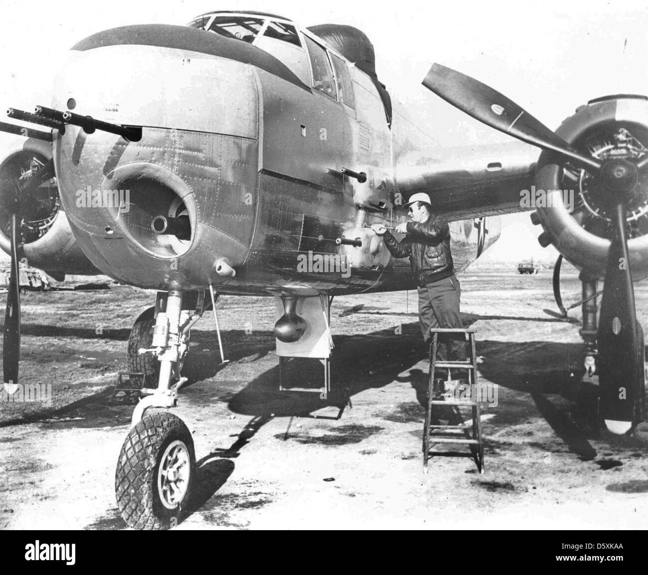 The North American B-25H Mitchell was a medium bomber used during World ...