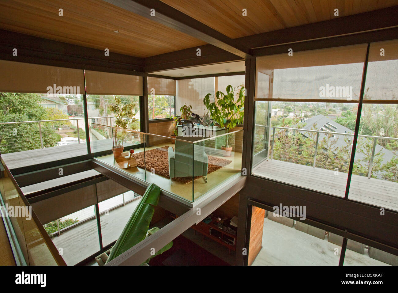 A multi-level, prefab, modular green home by the company LivingHomes ...