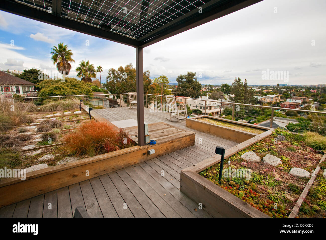 A multi-level, prefab, modular green home by the company LivingHomes ...