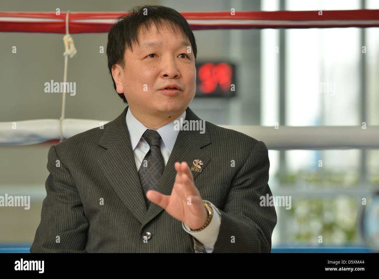 Hideyuki Ohashi, MARCH 27, 2013 - Boxing : Ohashi boxing gym chairman ...