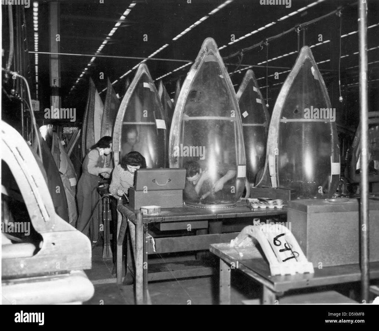 Republic P-47D "Thunderbolt" canopy assembly, 1944 Stock Photo - Alamy