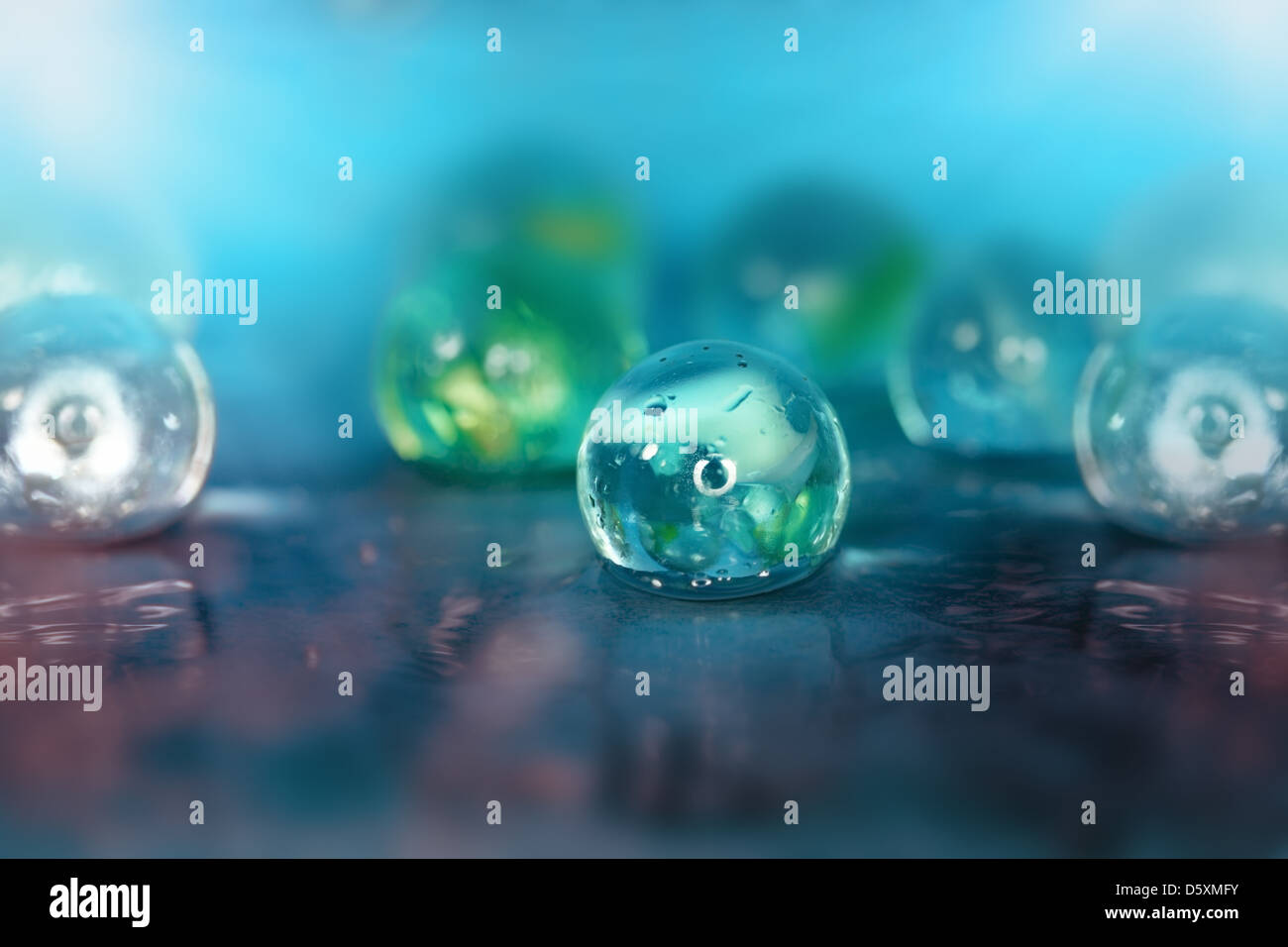 Balls and water Stock Photo - Alamy
