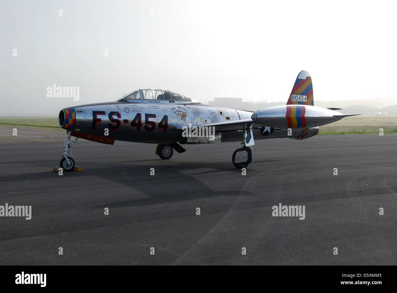 Republic (F-84E) F-84G-5-RE "Thunderjet Stock Photo - Alamy