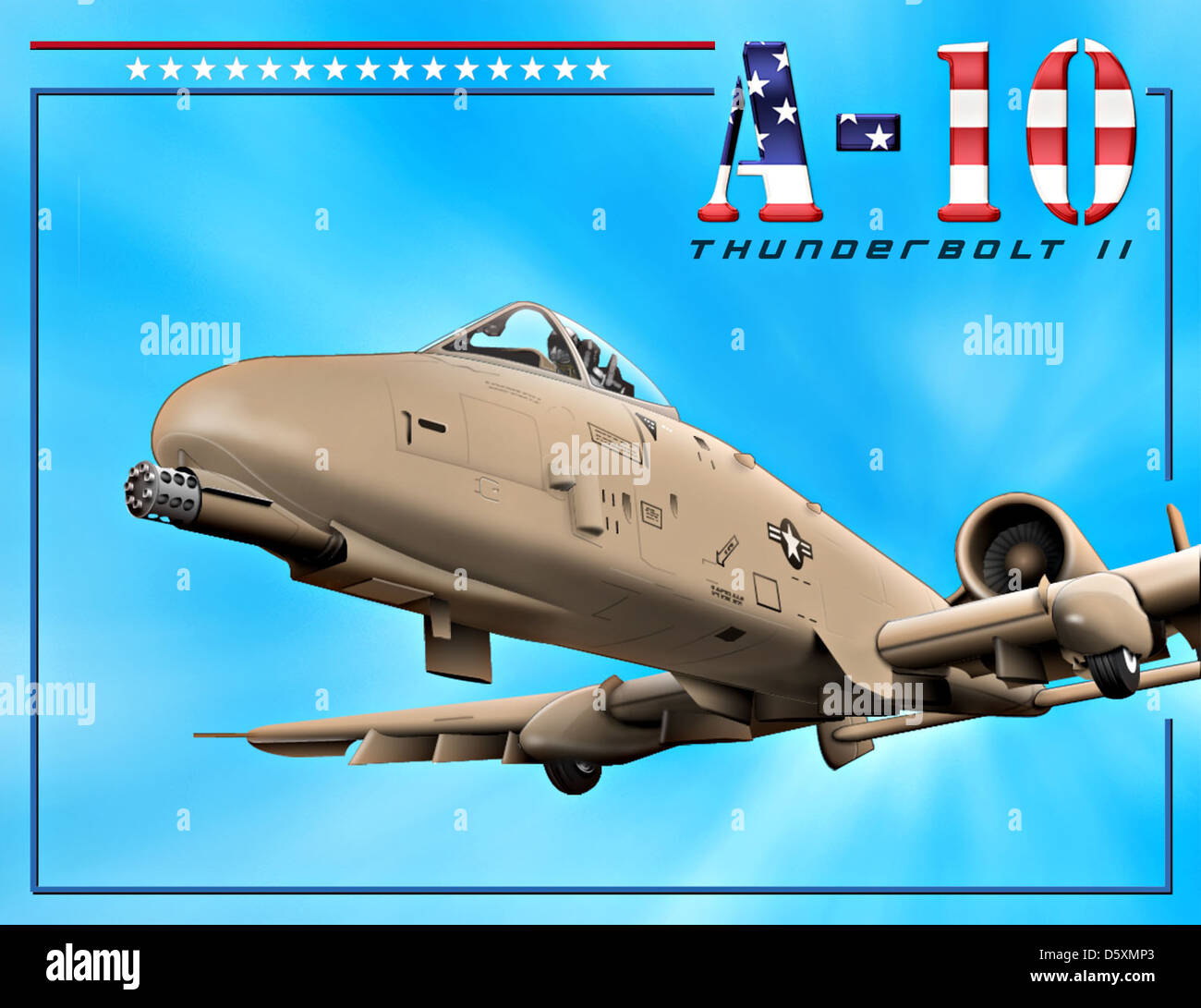 The Fairchild Republic A-10 Thunderbolt II, known as the "Warthog," is ...