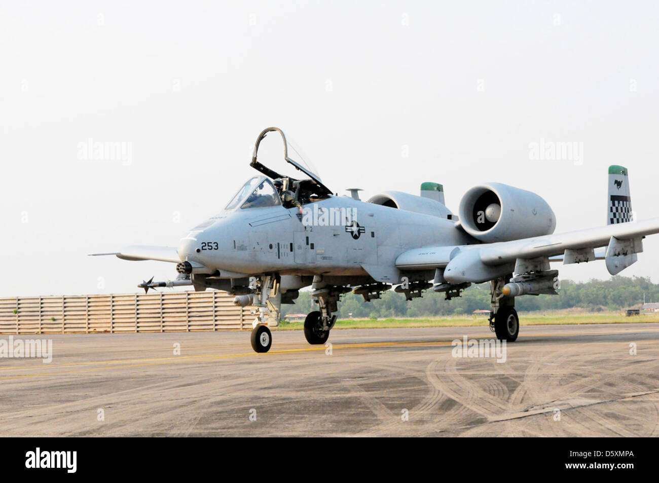 The Fairchild Republic A-10A 'Thunderbolt II' is shown here at Osan Air ...