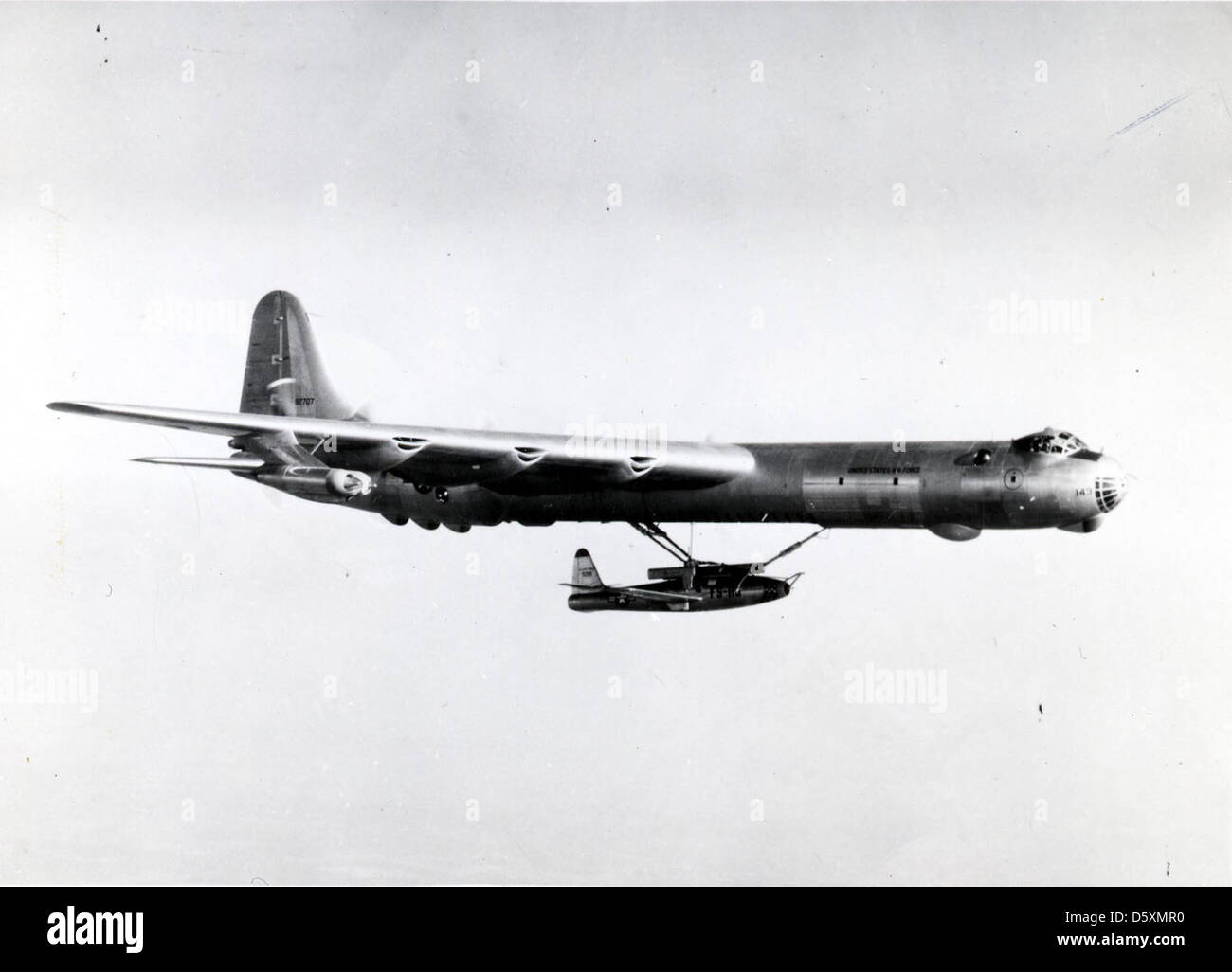 The Republic F-84D and F-84E Thunderjet were adapted for the FICON ...