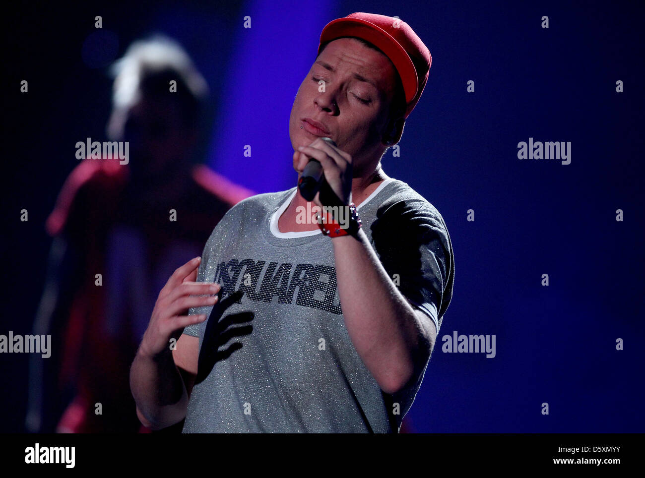 Mike Mueller performing live on German TV show "Deutschland sucht den ...