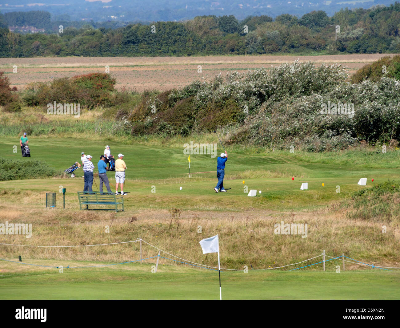 golf course littlehampton west sussex Stock Photo - Alamy