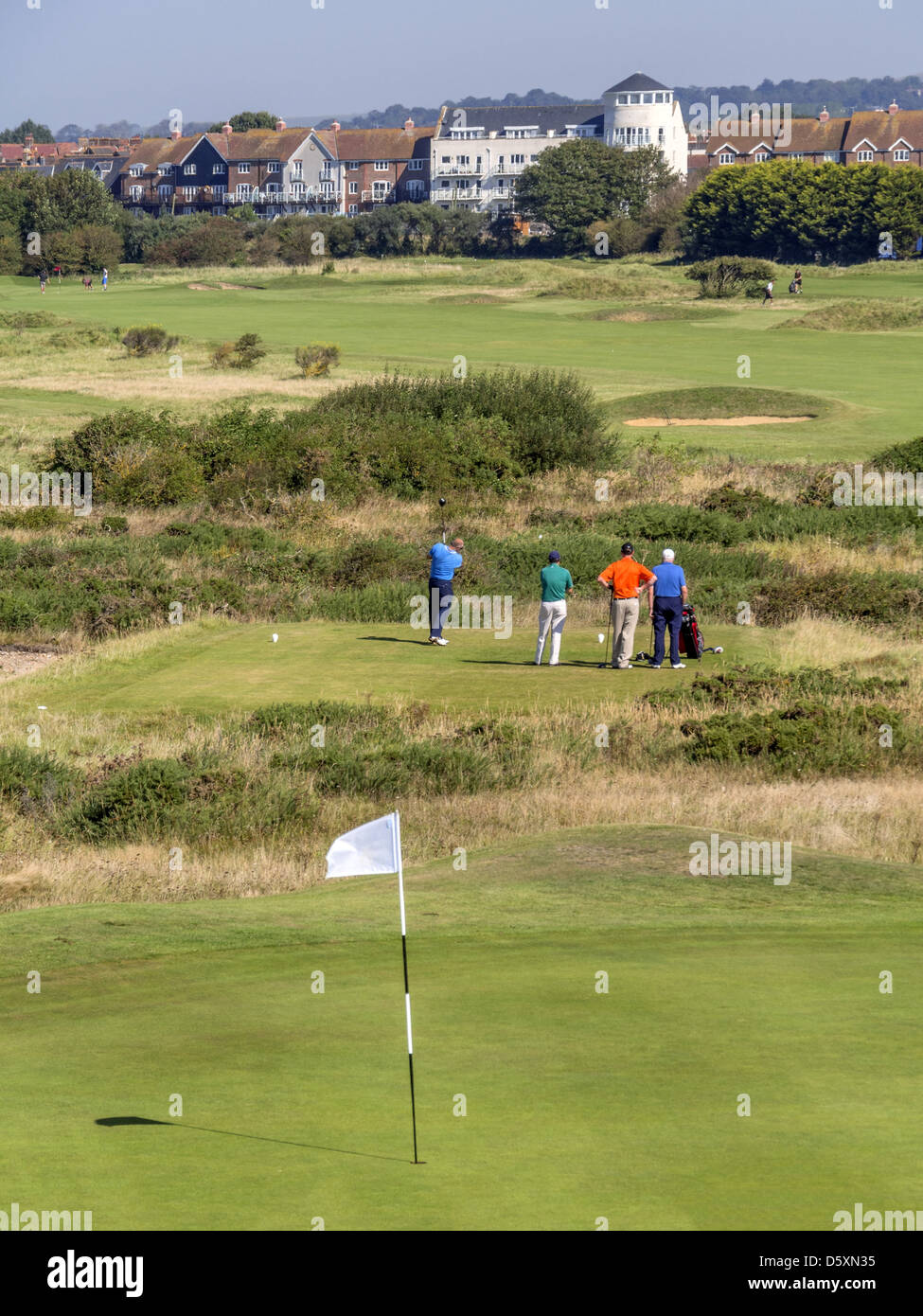 golf course littlehampton west sussex Stock Photo - Alamy