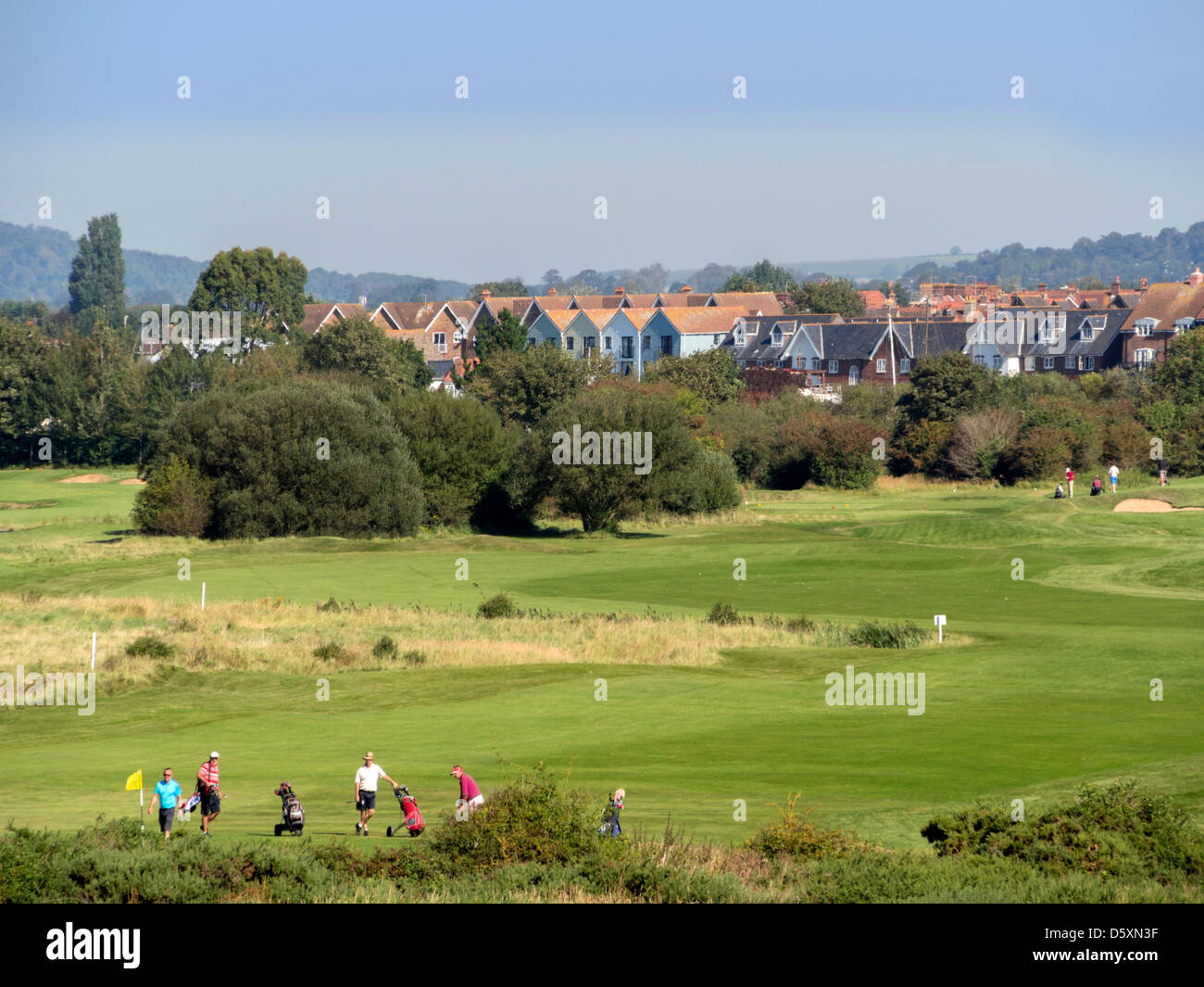 golf course littlehampton west sussex Stock Photo - Alamy