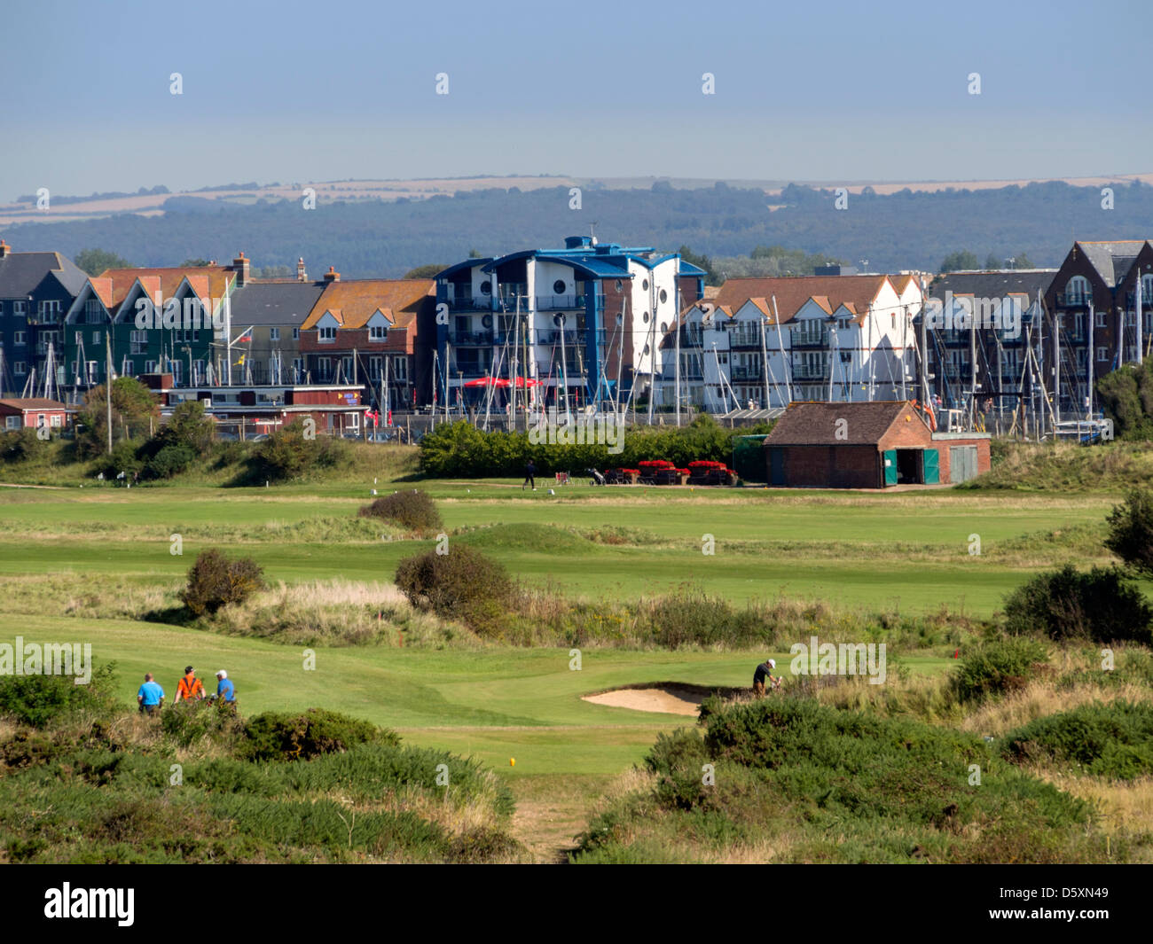golf course littlehampton west sussex Stock Photo - Alamy
