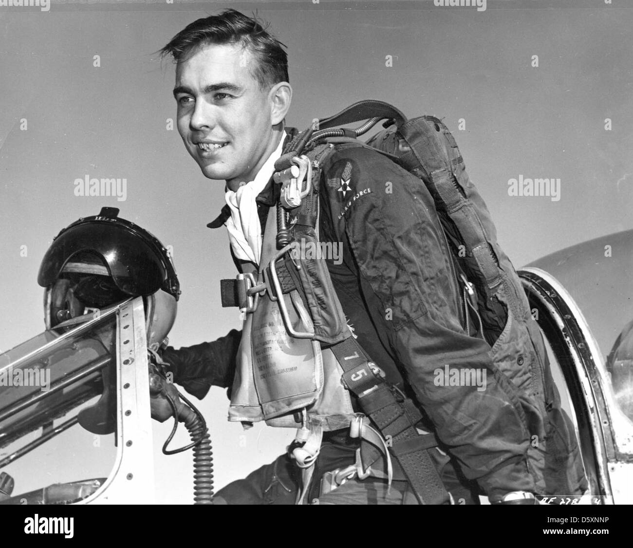 North American F-86A "Sabre" "Ace" Capt. Harold "Hal" Fischer, 39th FS ...