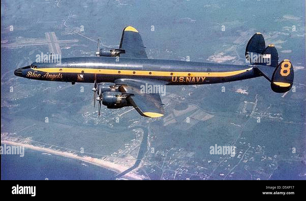 Lockheed constellation the blue angels hi-res stock photography and ...