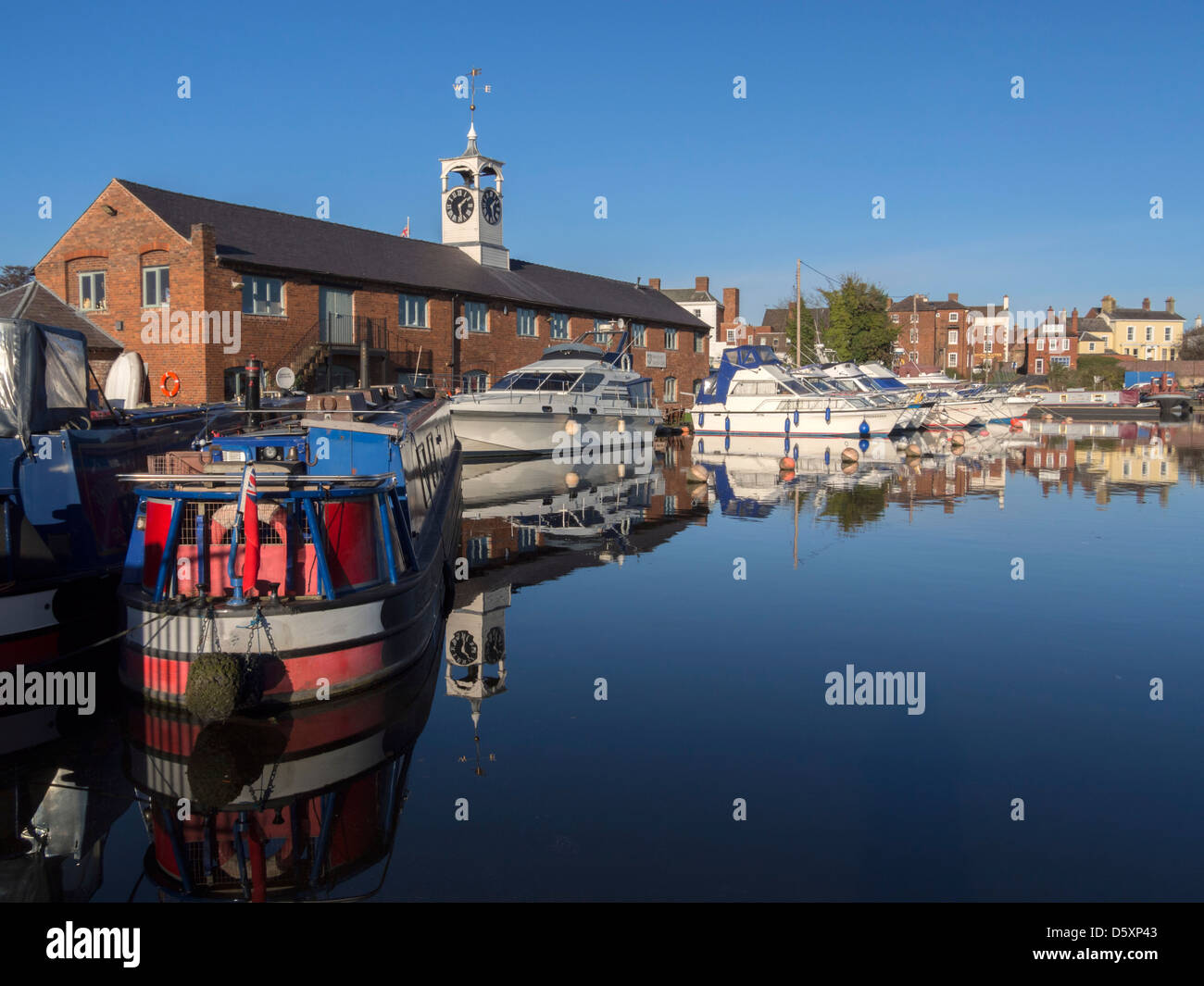 stourport basins worcestershire Stock Photo - Alamy
