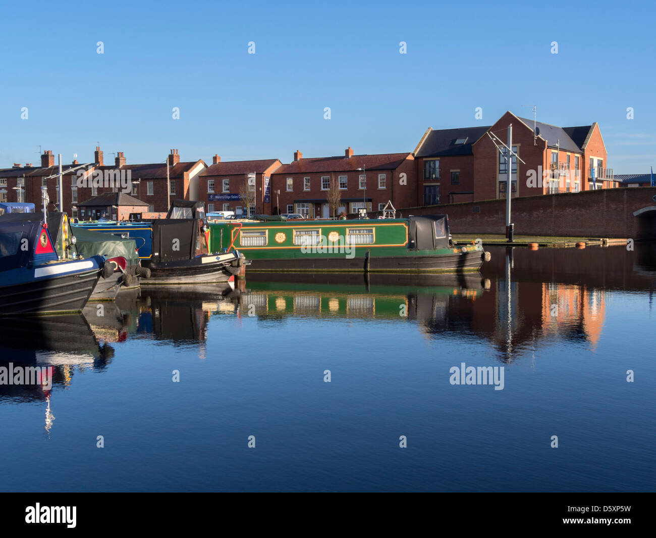 stourport basins worcestershire Stock Photo - Alamy
