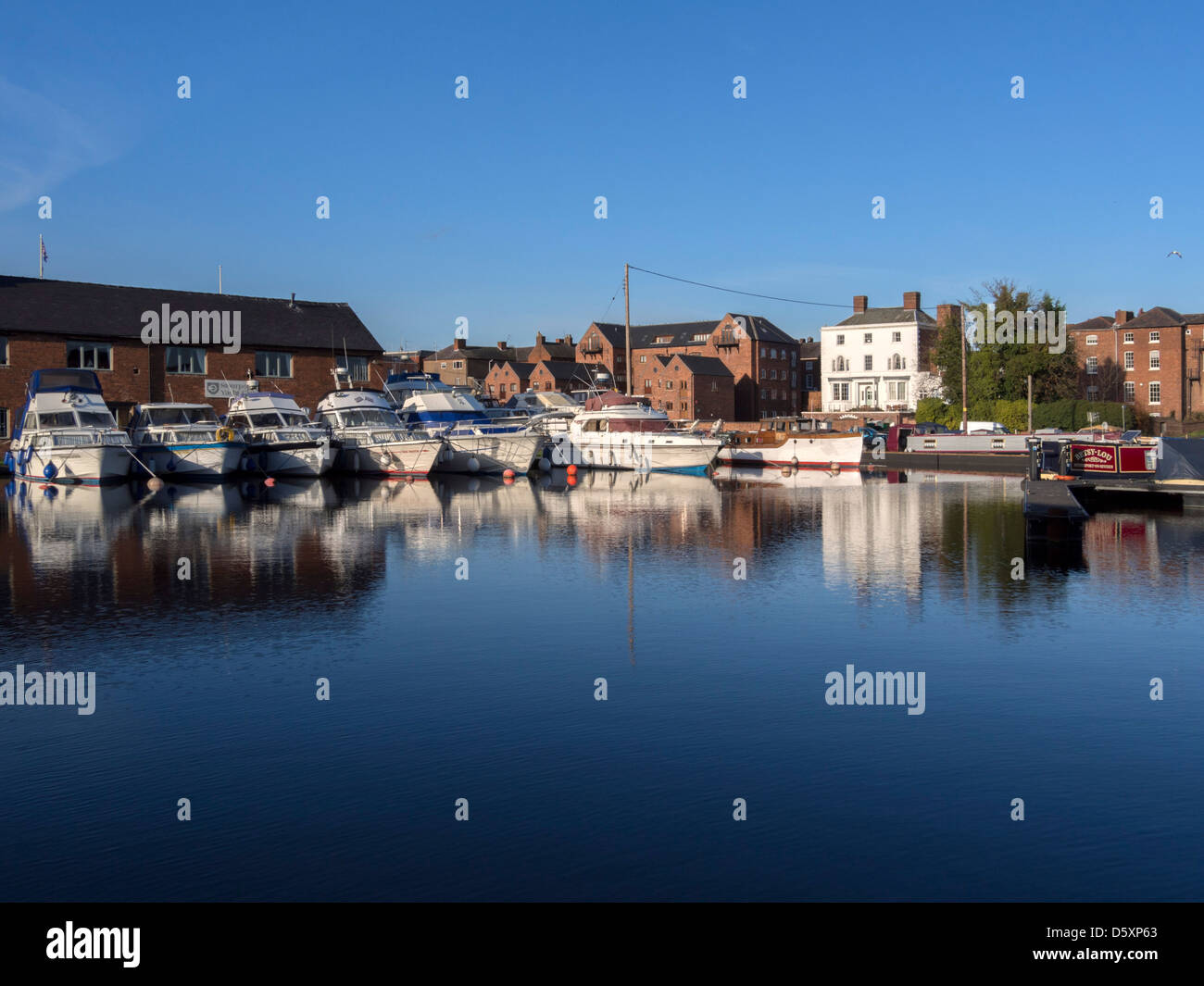 stourport basins worcestershire Stock Photo - Alamy