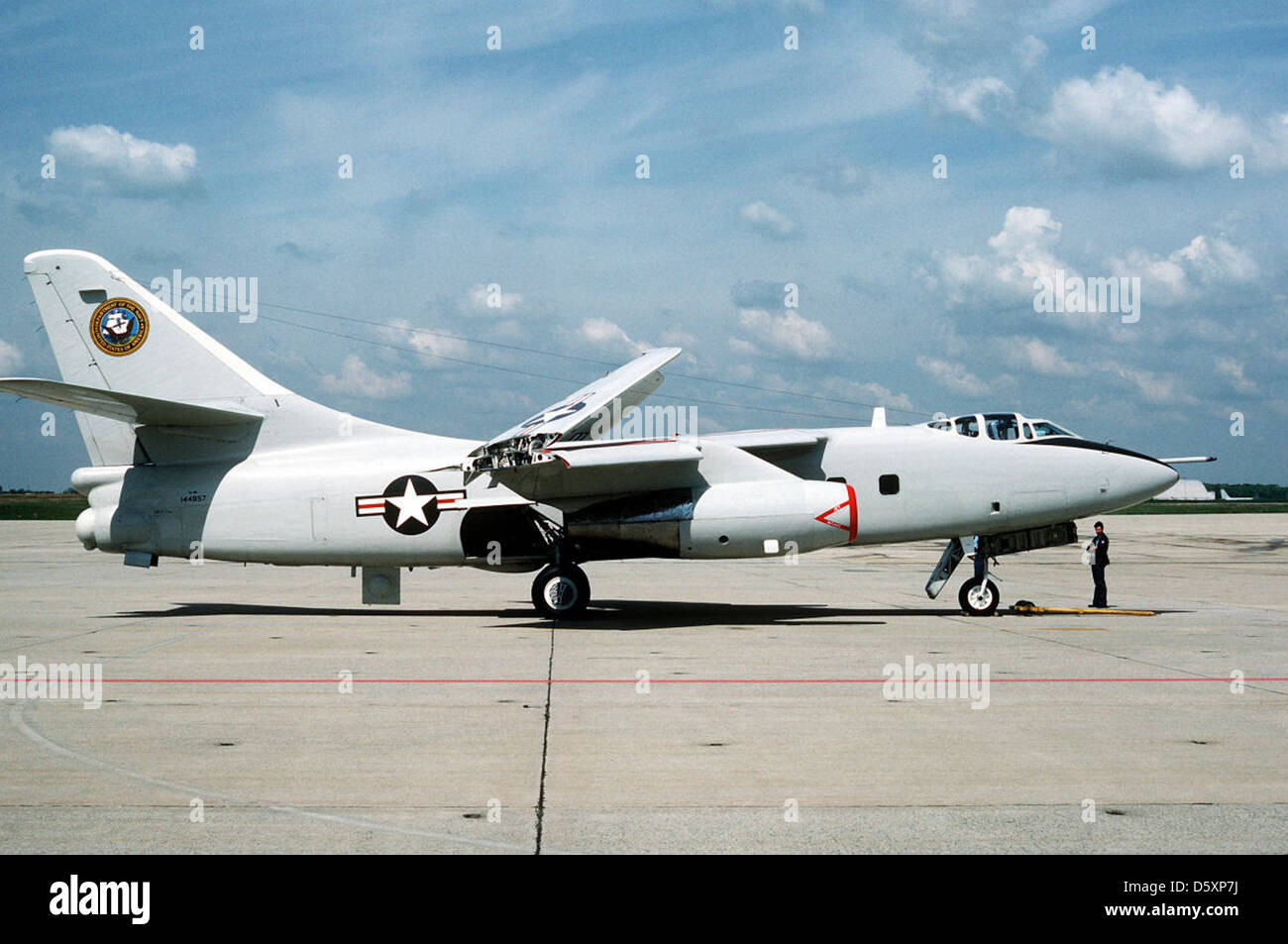 The Douglas A3D-2T Skywarrior, originally a carrier-based bomber, was ...