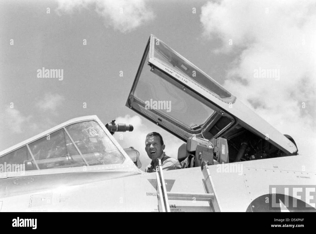 Gordon 'Gordo' Cooper, a U.S. Air Force pilot and astronaut, is seen in ...