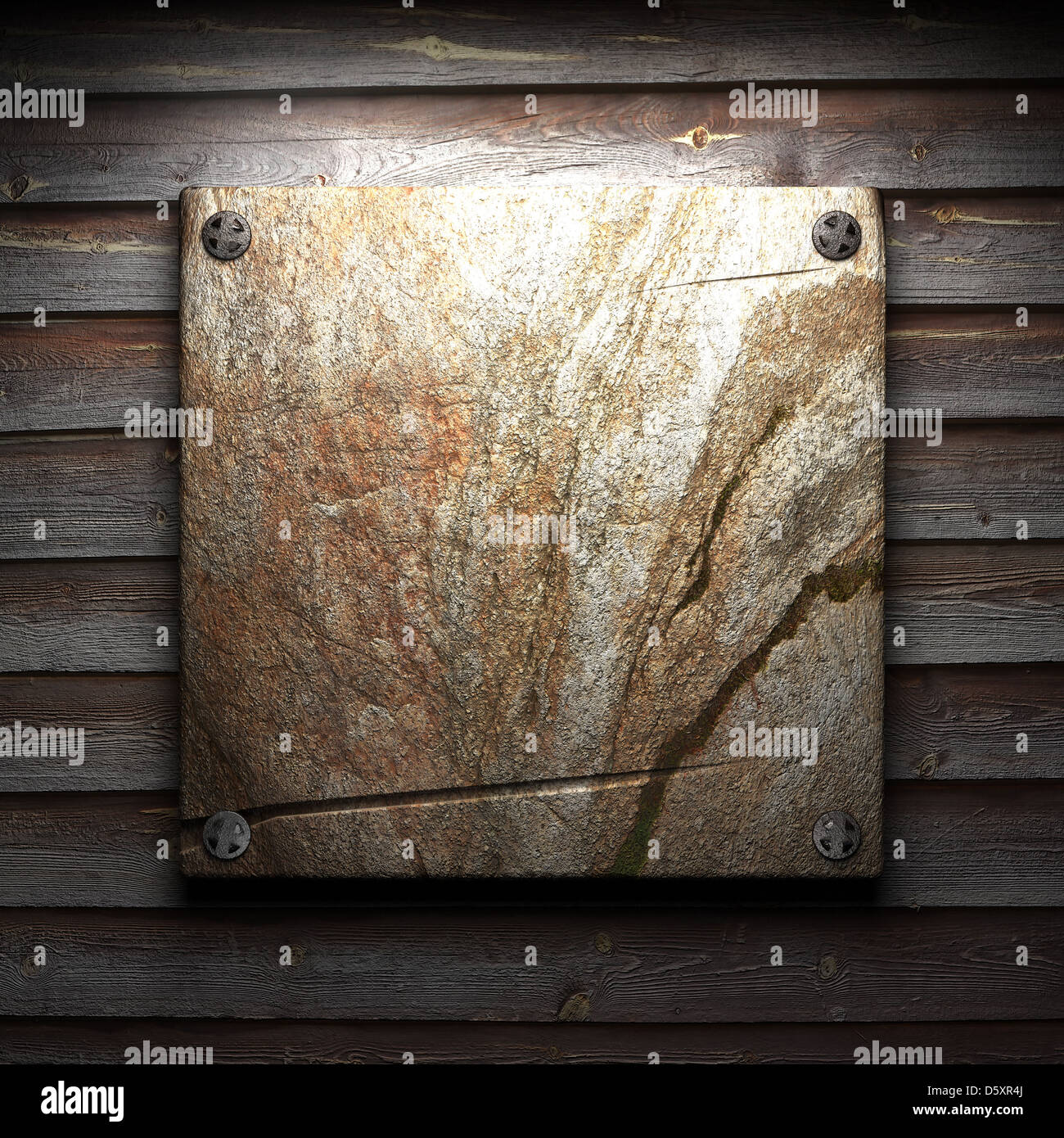 stone plate on wall Stock Photo - Alamy
