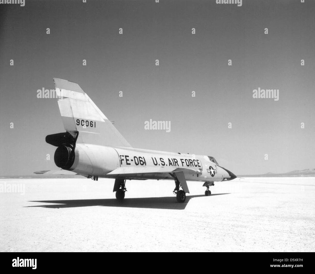 Convair F-106A-120-CO 'Delta Dart' at the Air Force Flight Test Center ...