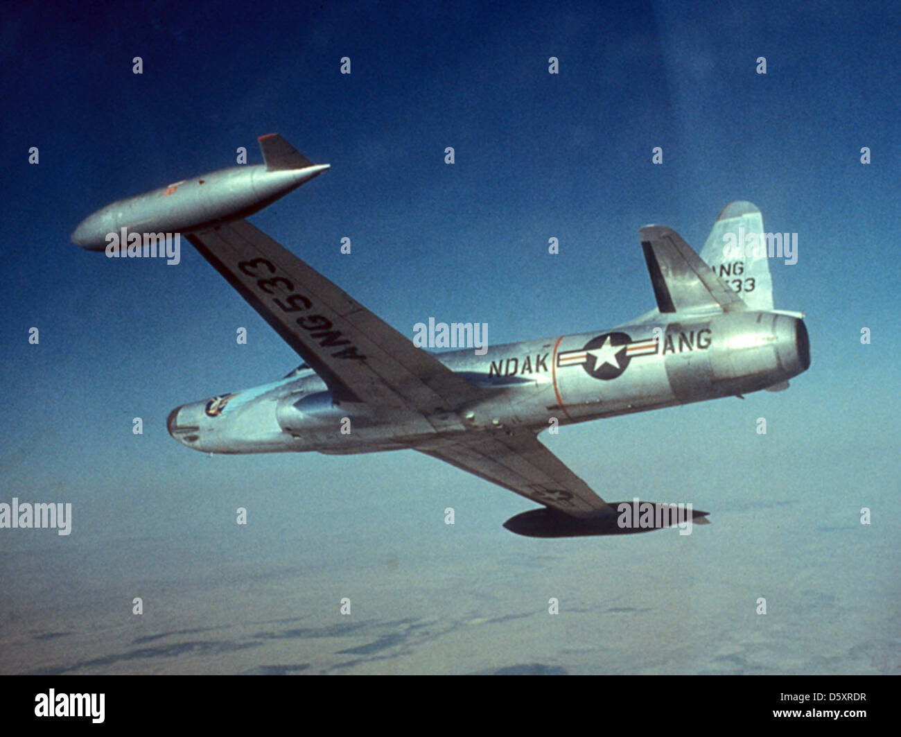 The Lockheed F-94A-5-LO Starfire, from the 178th Fighter Squadron ...