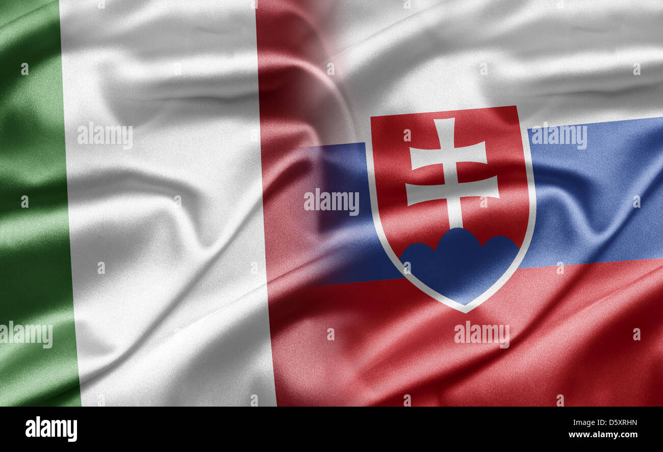 Slovak flag waving hi-res stock photography and images - Alamy