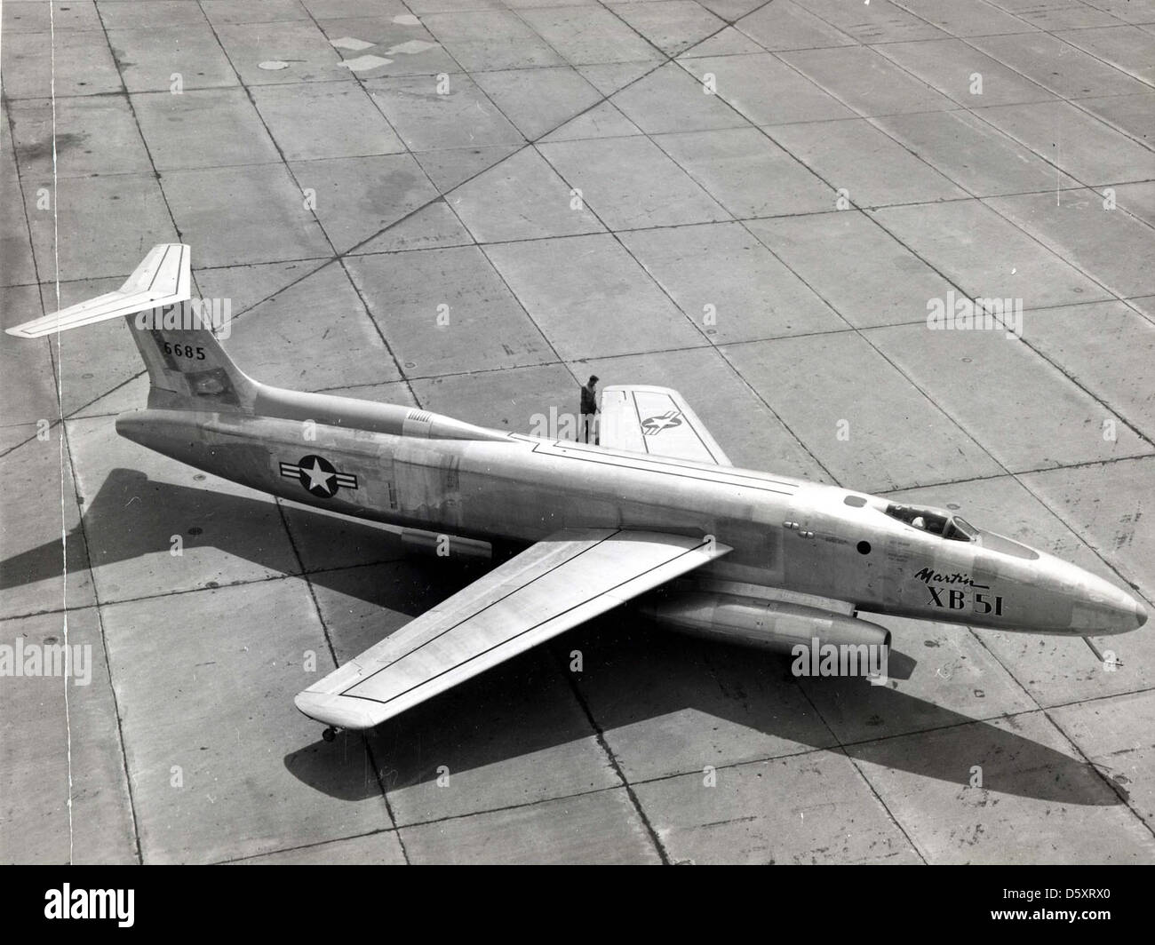 The Martin XA-45, also known as the XB-51, was an experimental jet ...