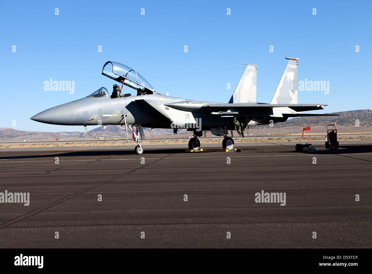 Oregon Air National Guard F-15 Eagle of the 173rd Fighter Wing Stock ...