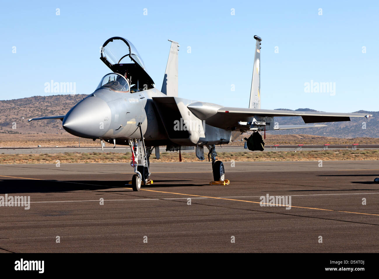 Oregon Air National Guard F-15 Eagle of the 173rd Fighter Wing Stock ...