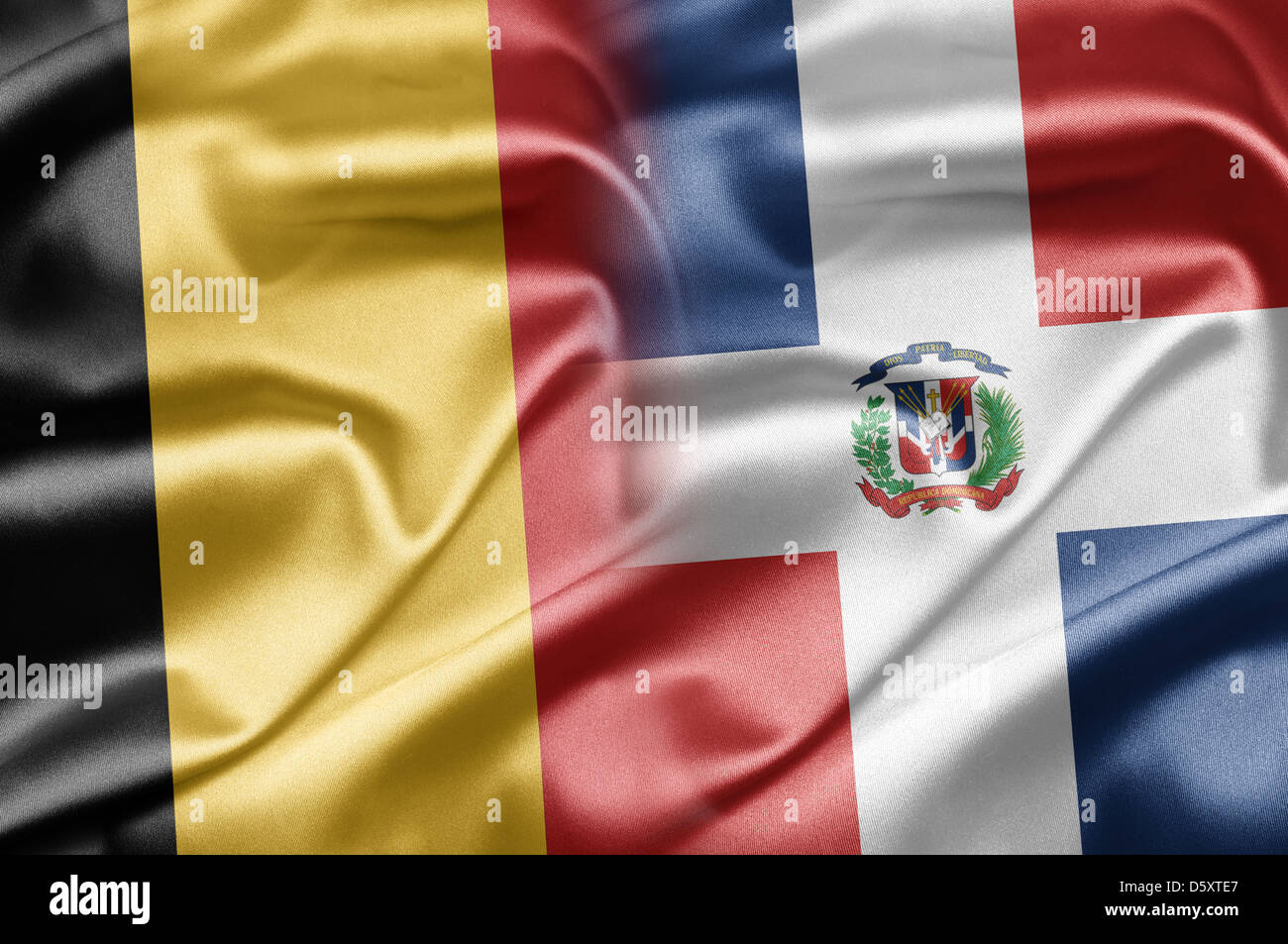 Dominican republic belgium flag hi-res stock photography and images - Alamy