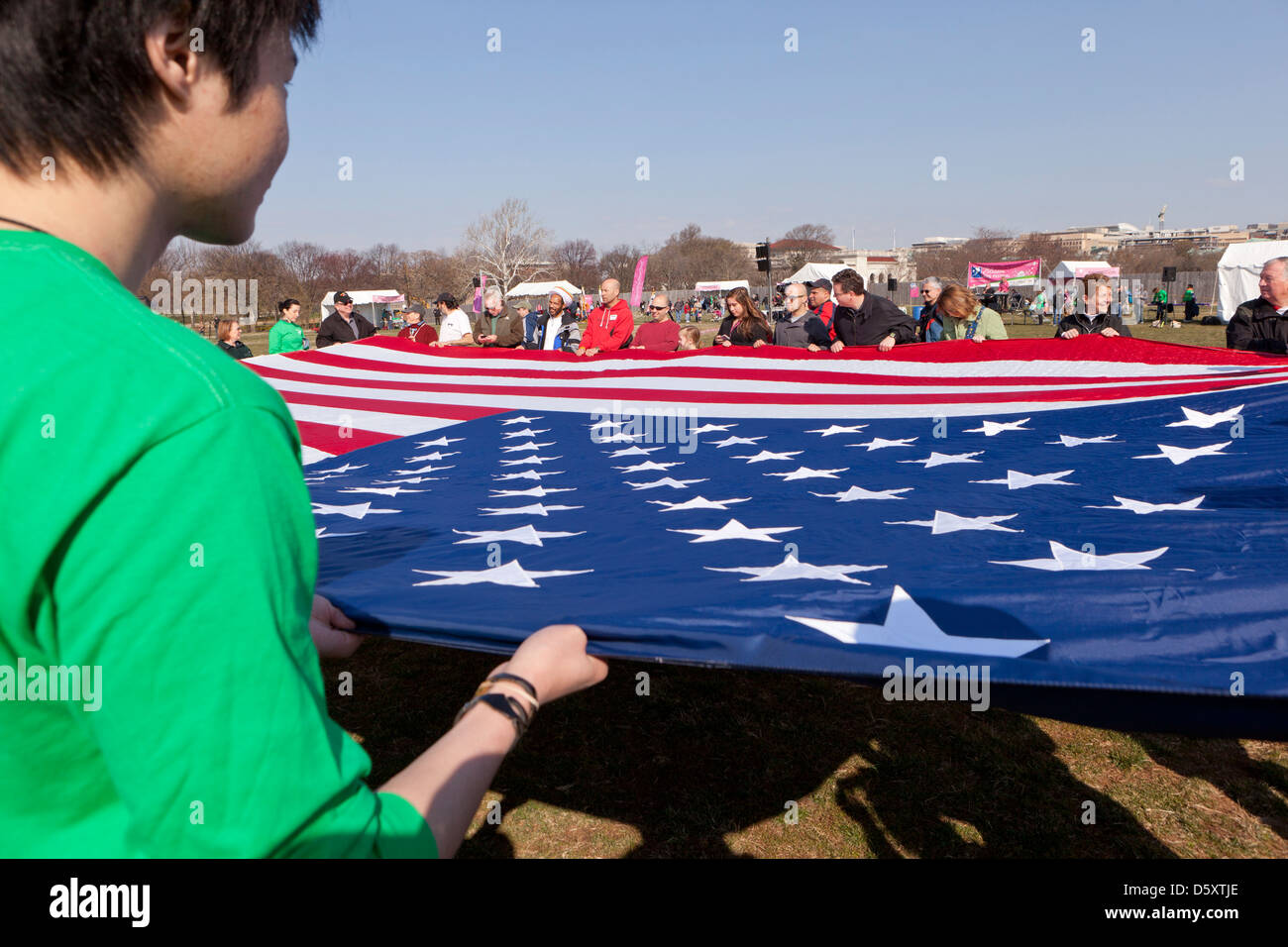 American people flag hi-res stock photography and images - Alamy