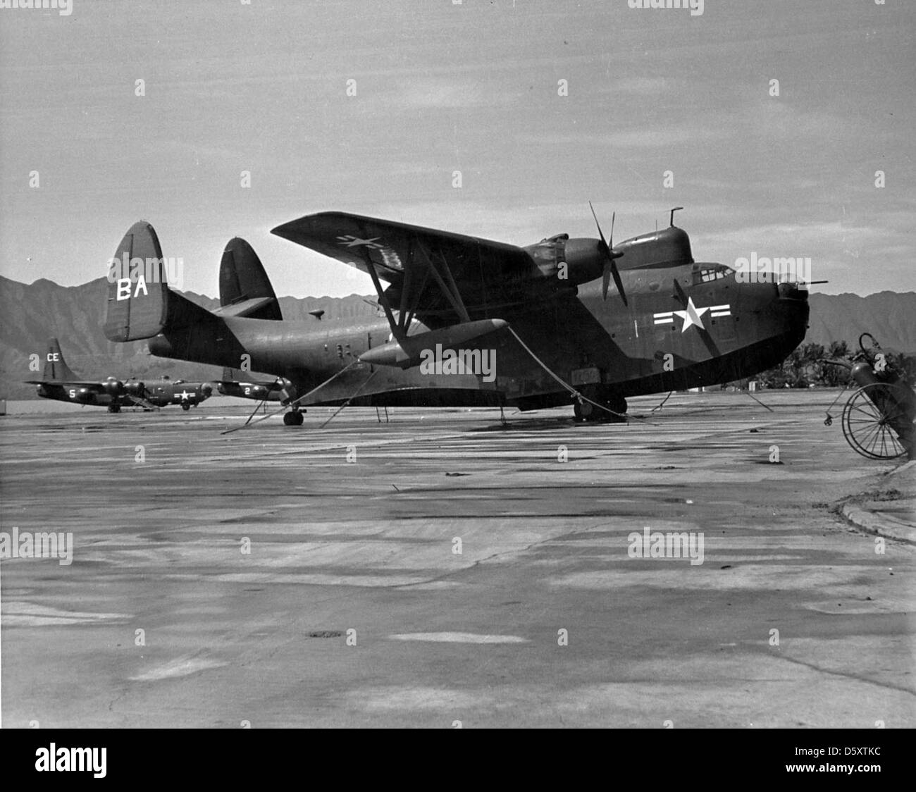 Martin PBM-5 "Mariner" of Patrol Squadron (VP) 47 at NAS Kaneohe ...