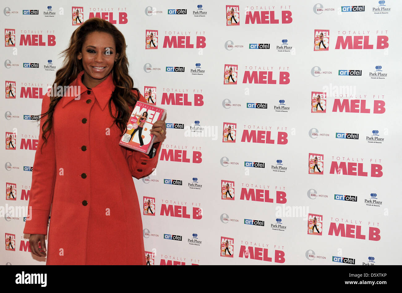 Mel B aka Melanie Brown attends a photo call to promote her fitness DVD ...