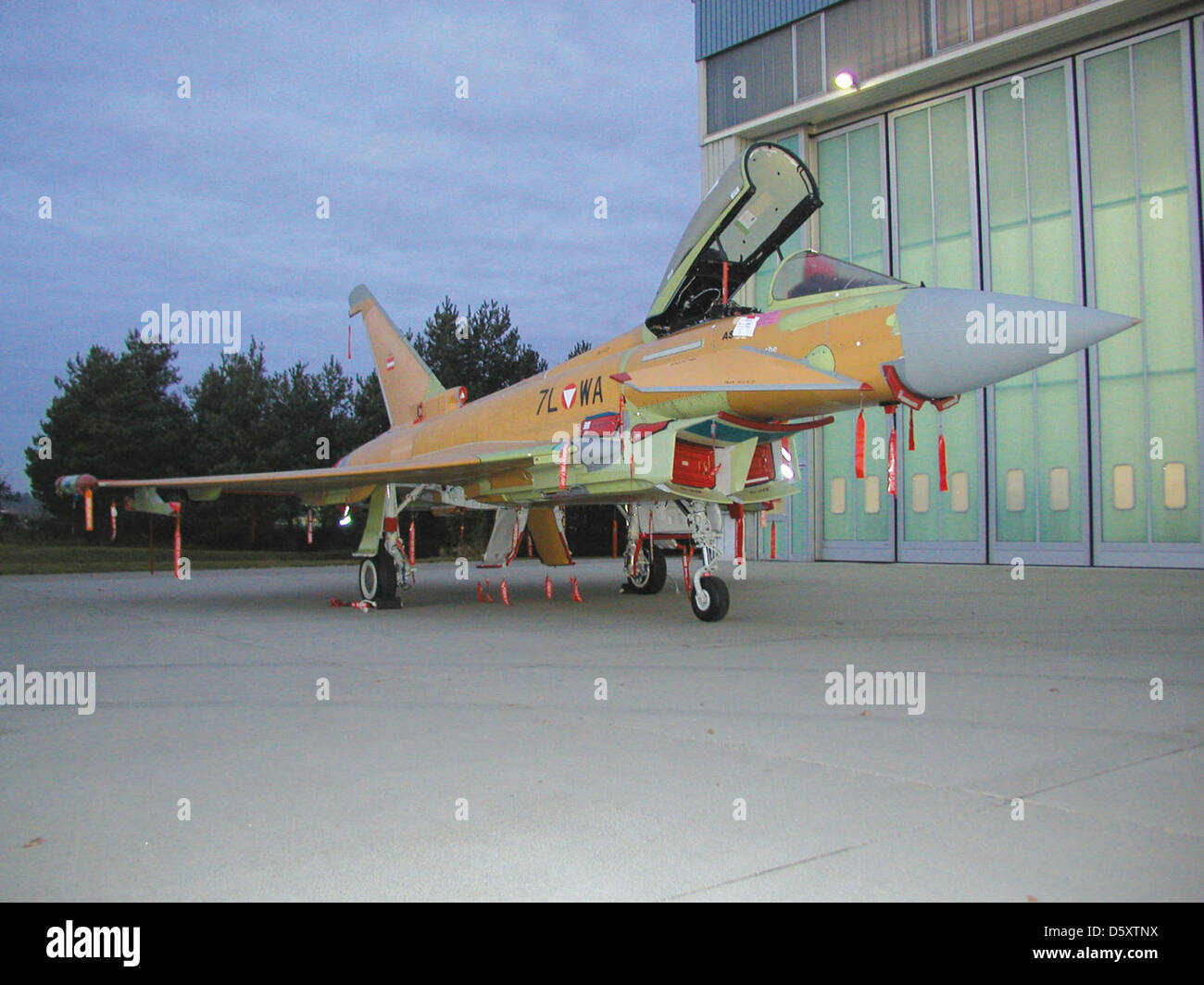 The EADS Eurofighter Typhoon, a modern multi-role fighter aircraft, is ...