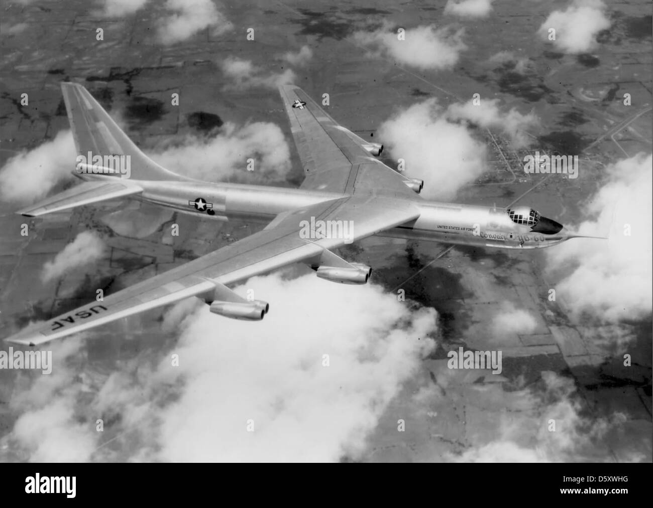 The Convair YB-60 was a prototype jet bomber developed by Convair for ...