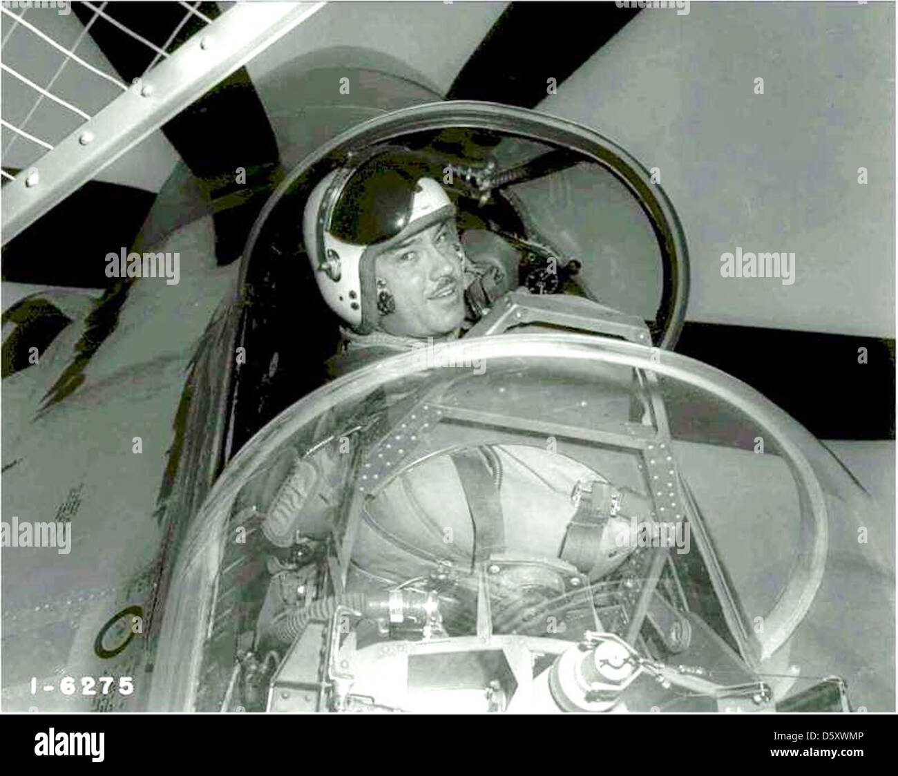 Lockheed Chief Test Pilot Herman "Fish" Salmon in the Lockheed XFV-1 ...