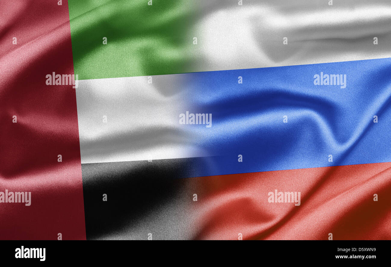 Russia united arab emirates flag hi-res stock photography and images ...
