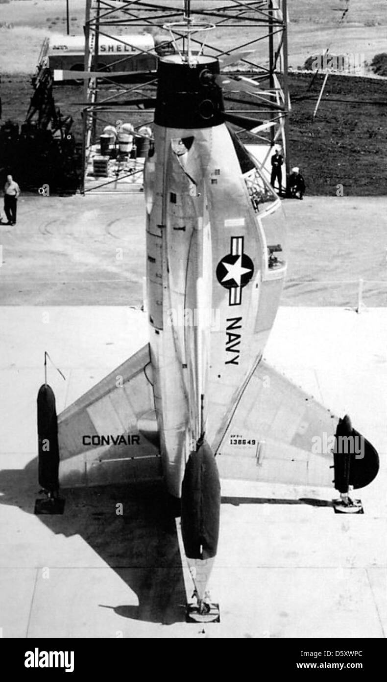 The Canvair XFY-1 Pogo was a VTOL (Vertical Take-Off and Landing ...