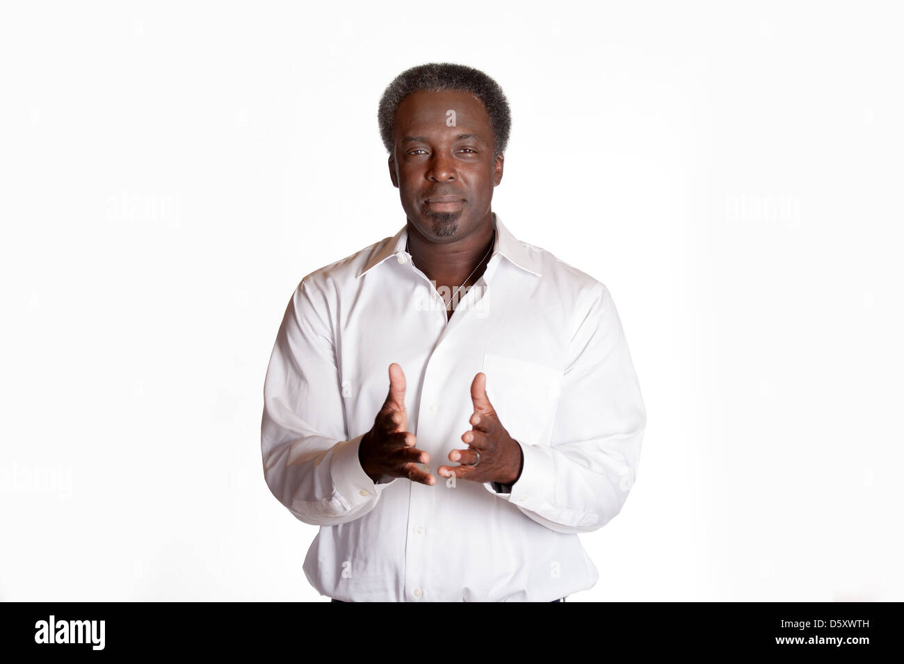 Explaining pose hi-res stock photography and images - Alamy