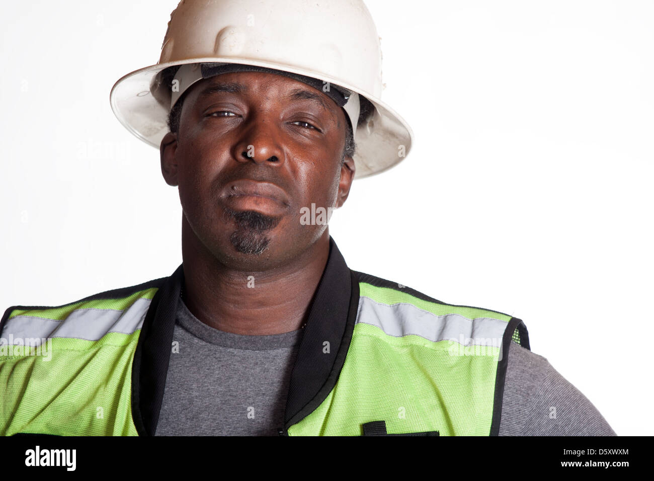 Happy african construction worker hi-res stock photography and images ...