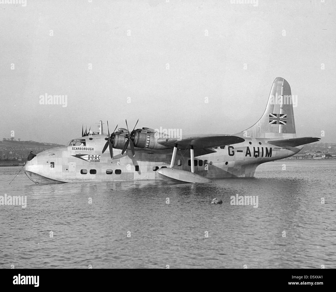 Short S45 "Solent 3" BOAC "Scarborough Stock Photo - Alamy