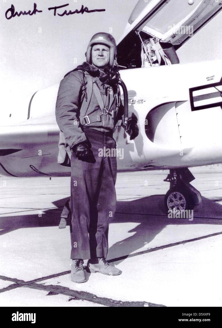 Charles "Chuck" Tucker, Northrop X-4 "Bantam Stock Photo - Alamy