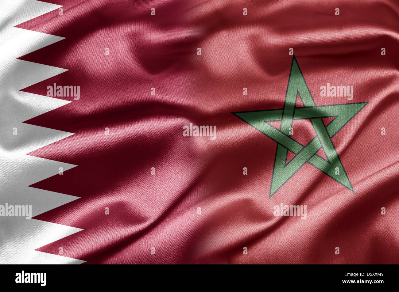 Qatar and Morocco Stock Photo - Alamy