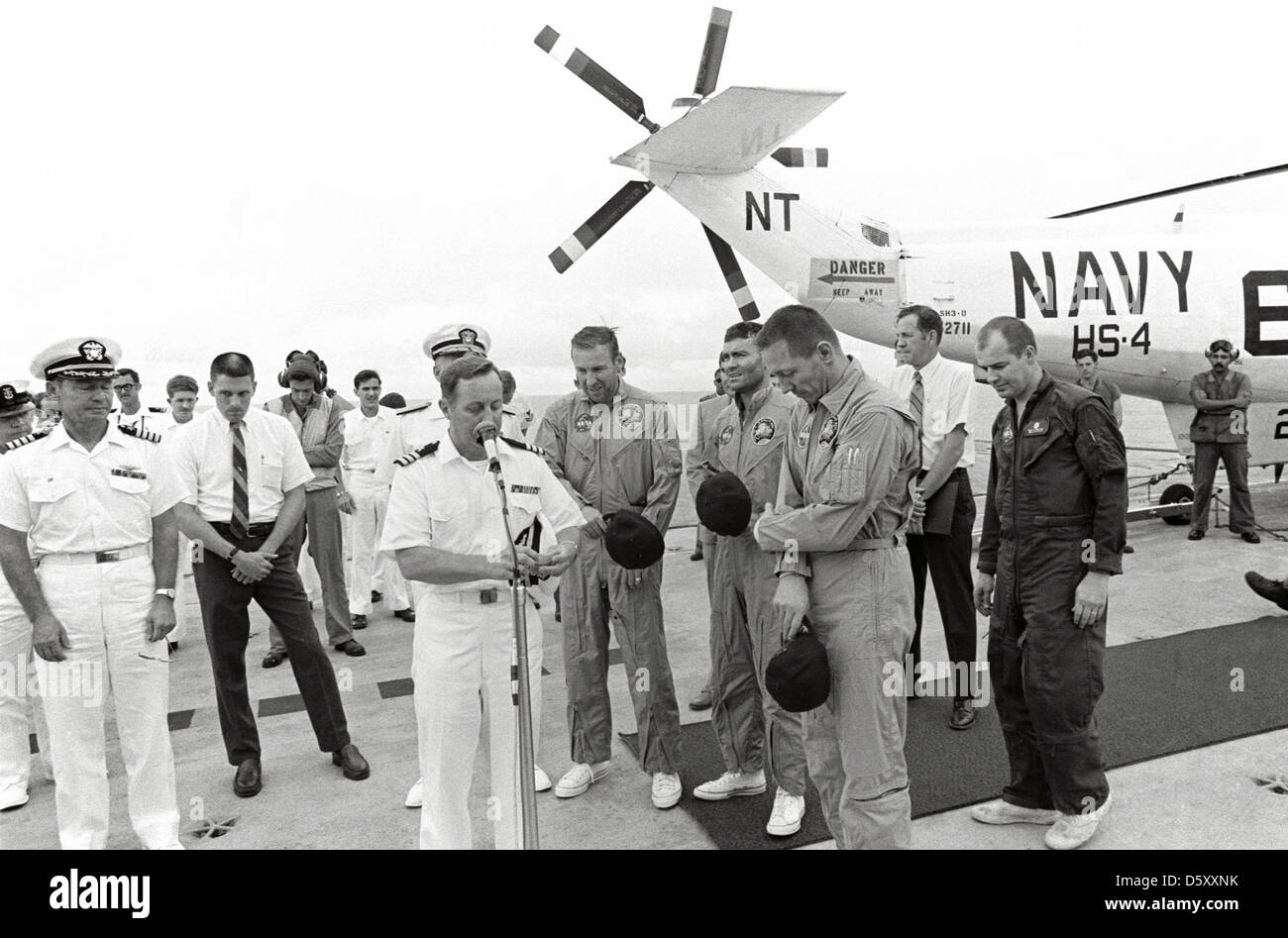 Cmdr. Philip Eldredge Jerauld, the ship's chaplain aboard the USS Iwo ...